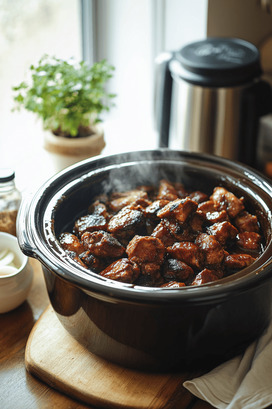 Crockpot Chicken Leg Quarters: BBQ Sauce Slow Cooker Joy