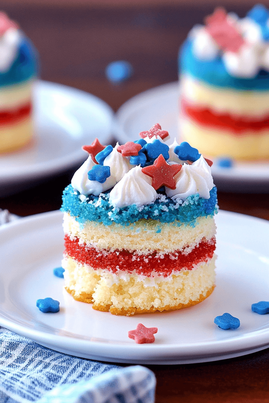 Mini Cakes: Patriotic Angel Bundt Treats For Events