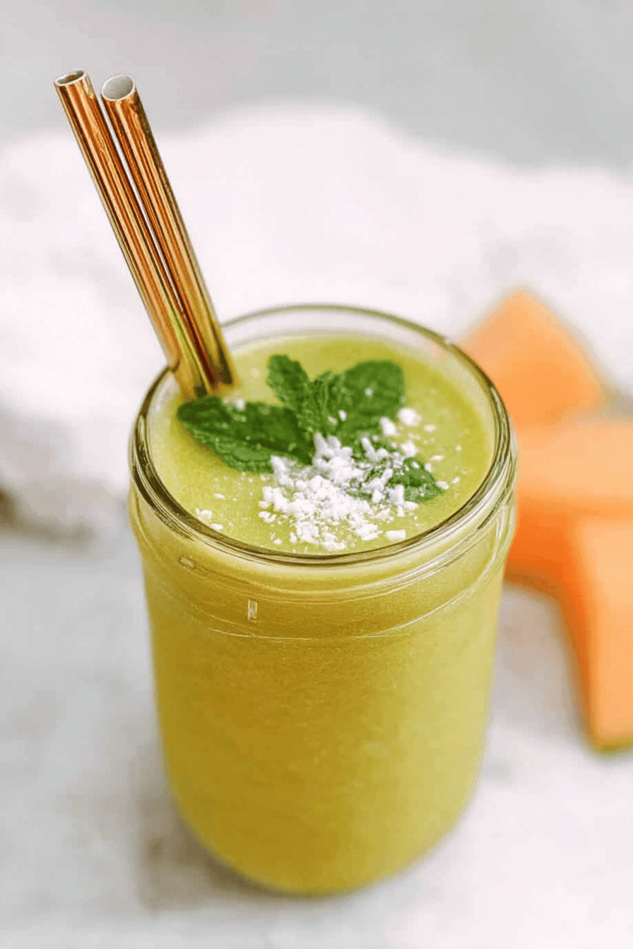 Cantaloupe Melon Smoothie Recipe Easy Refreshing Drink For 2024