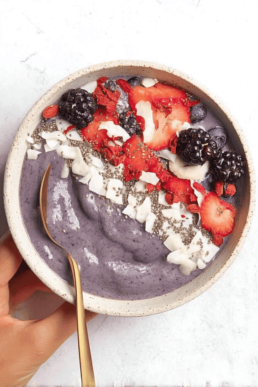 Triple Berry Smoothie Bowl Recipe For A Healthy Energy Boost
