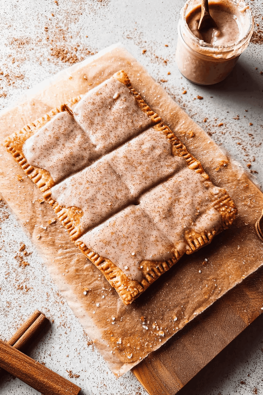 Brown Sugar Cinnamon Pop Tart Recipe With Flaky Crust