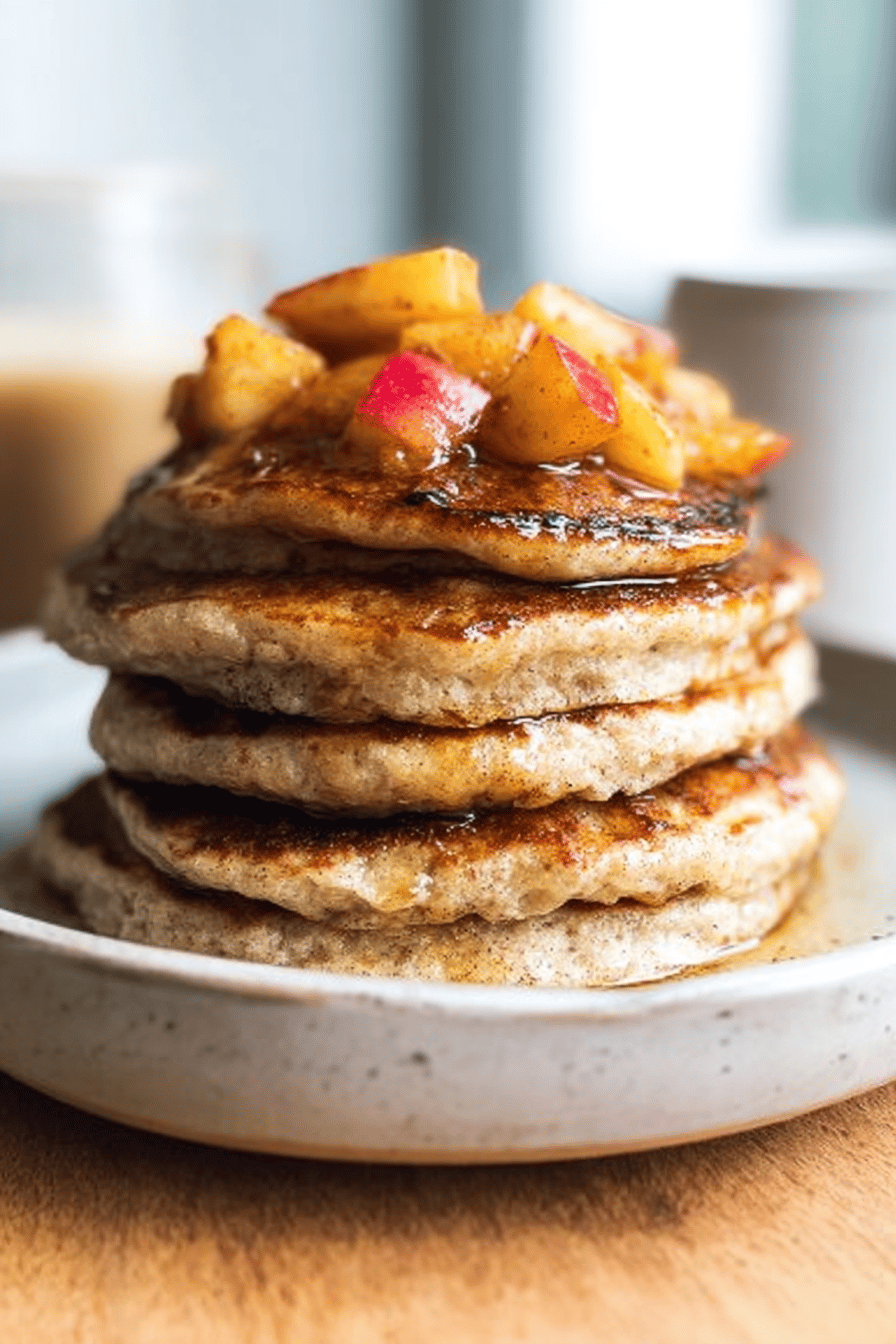 Apple Cinnamon Pancakes Recipe For Fluffy Delicious Breakfast