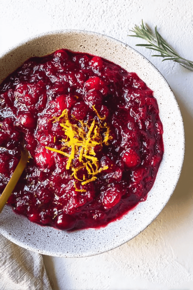 Cranberry Ginger Sauce Recipe With Citrus And Warm Spices