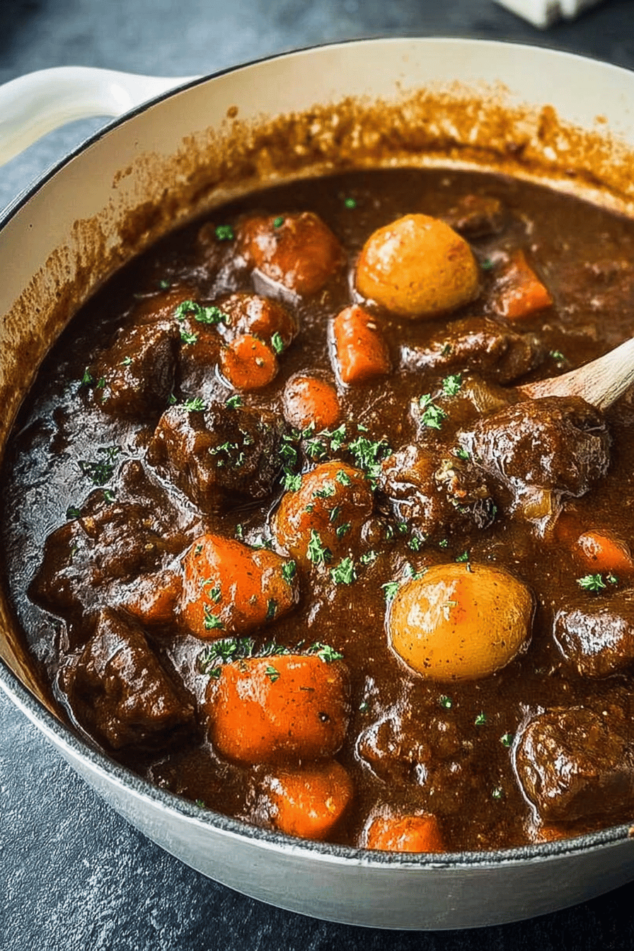 Easy Beef Stew Recipe With Tender Chunks And Rich Flavor