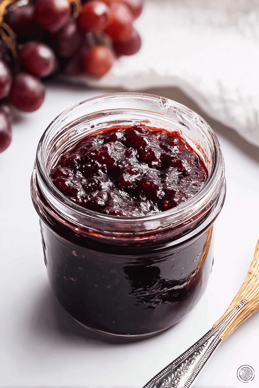 Grape Jam Recipe With 3 Ingredients No Pectin Needed