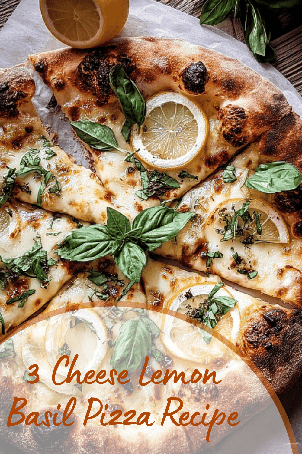 3 Cheese Lemon Basil Pizza Recipe With Fresh Herb Taste