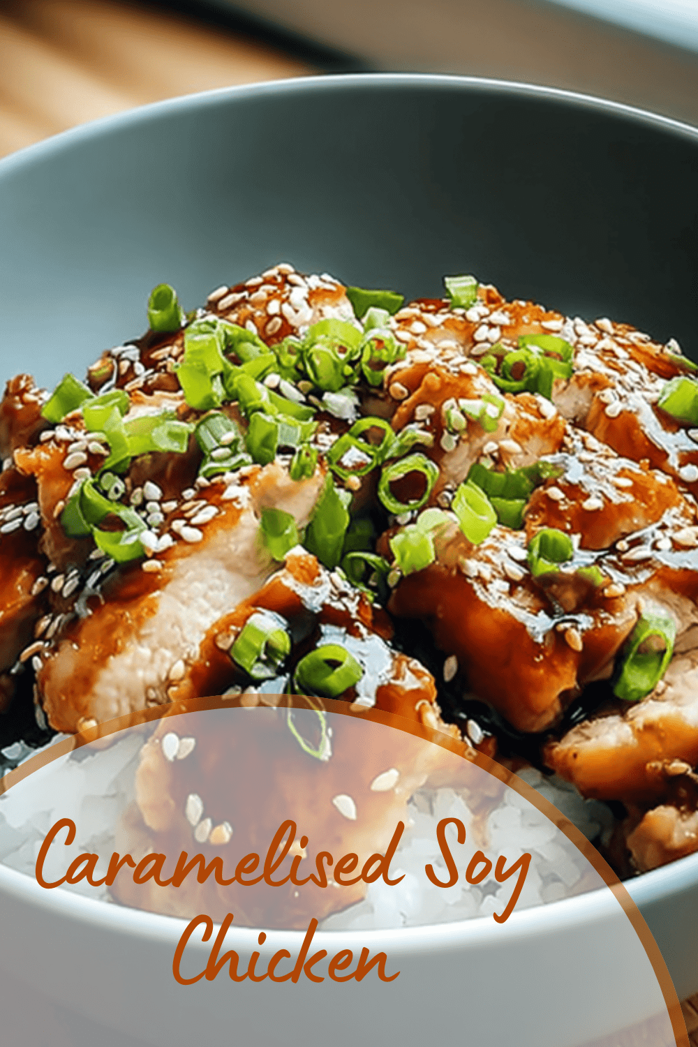 Caramelised Soy Chicken Recipe With Garlic Ginger Rice Broth