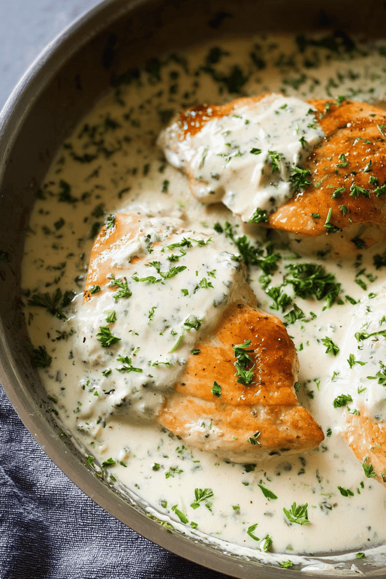 Creamy Garlic Herb Chicken Recipe Ready In 15 Minutes