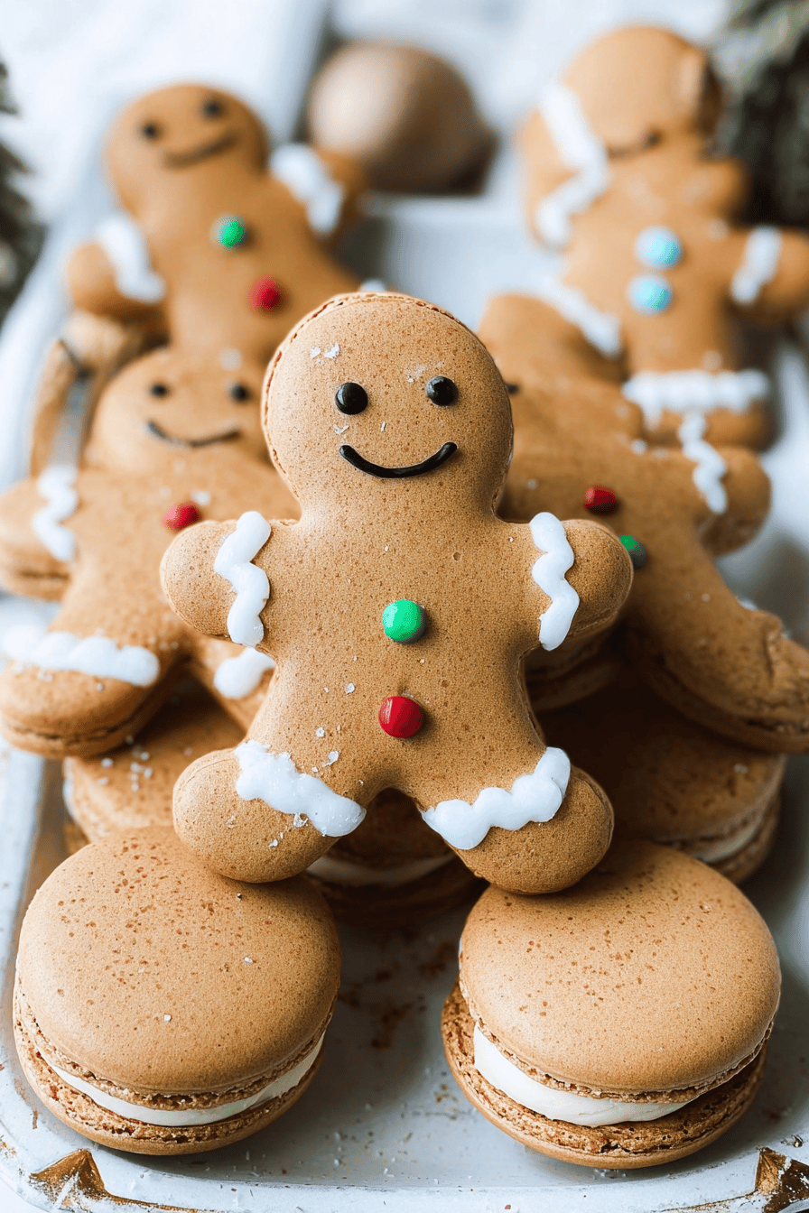 Gingerbread Men Macarons Recipe With Festive Spices 2024