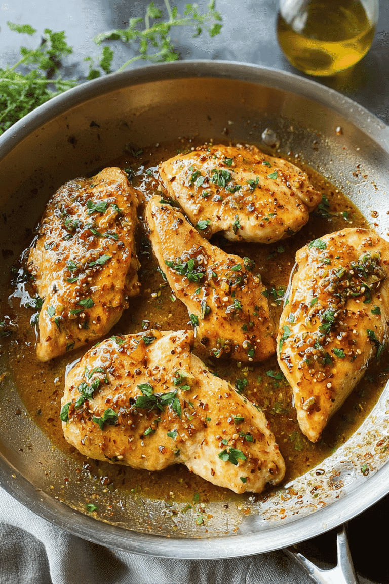 Maple Mustard Skillet Chicken Recipe For Quick Tasty Dinners