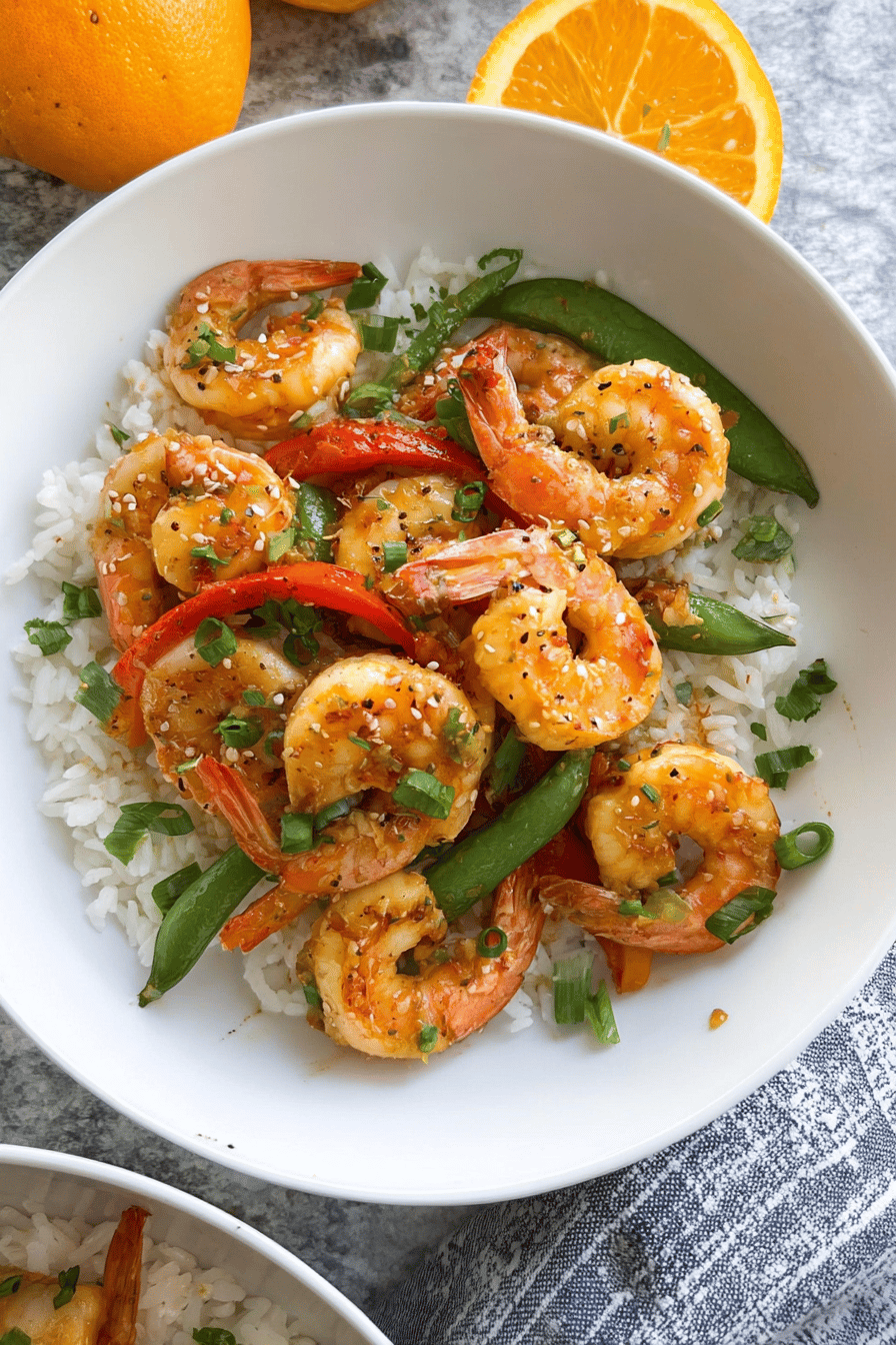 Orange Garlic Shrimp Recipe With Zesty Citrus Flavor