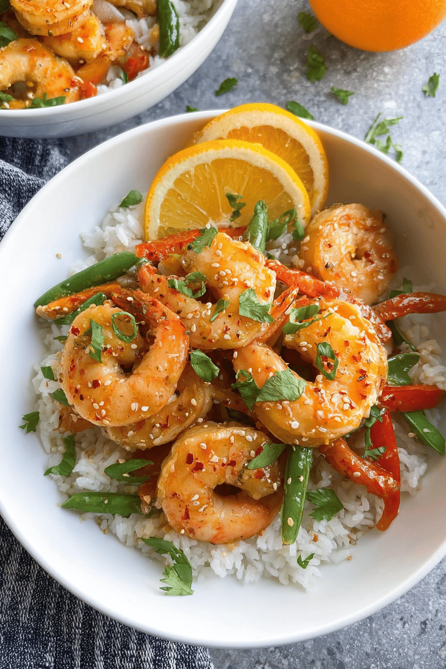 Orange Garlic Shrimp Recipe With Zesty Citrus Flavor