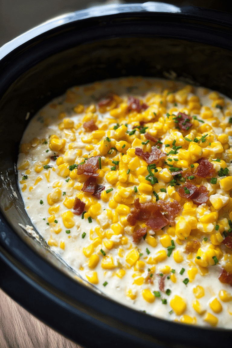 Slow Cooker Creamed Corn Recipe For Easy Southern Flavor