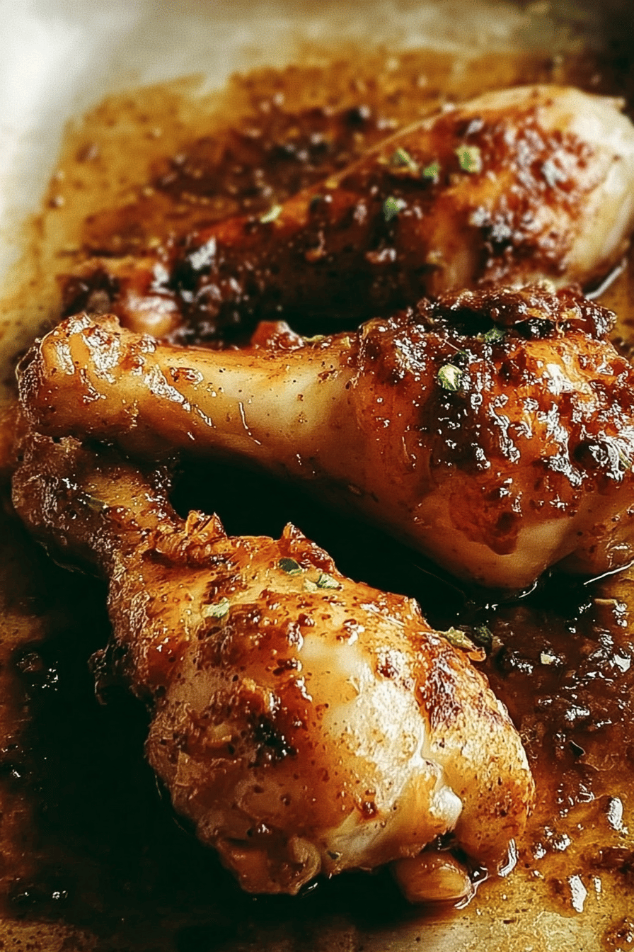 Caramelized Baked Chicken Legs Wings Recipe For Crispy Flavor