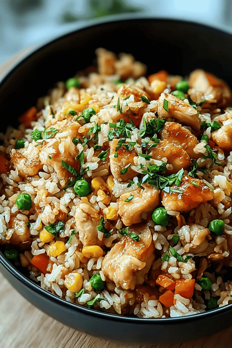 Crispy Garlic Chicken Fried Rice Recipe Easy And Tasty