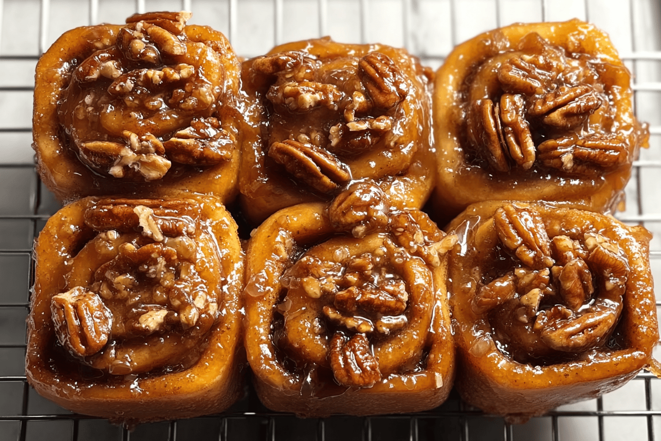 Pecan Sticky Buns Recipe With Sweet Maple And Nutty Flavor