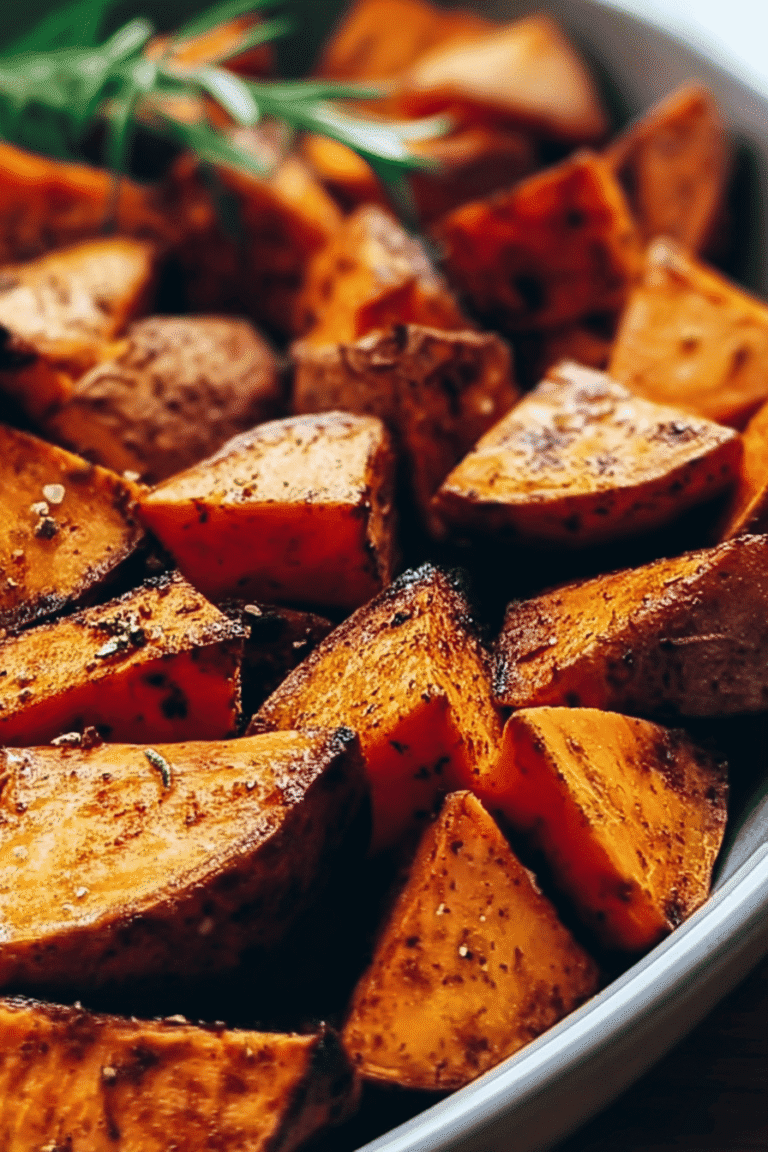 Roasted Sweet Potatoes Recipe With Crispy Flavorful Texture