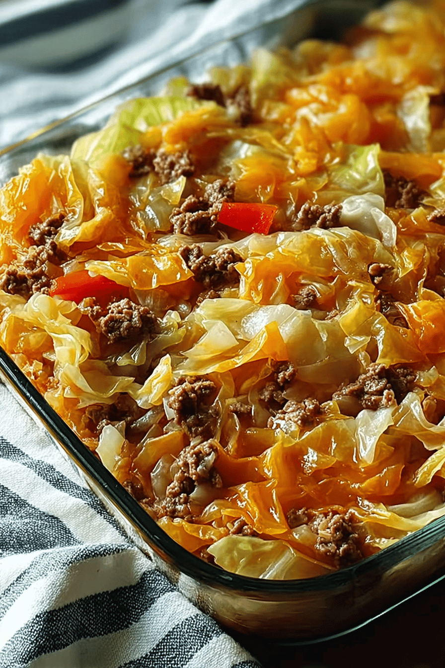 Baked Beef Cabbage Recipe With Savory Comfort Flavors