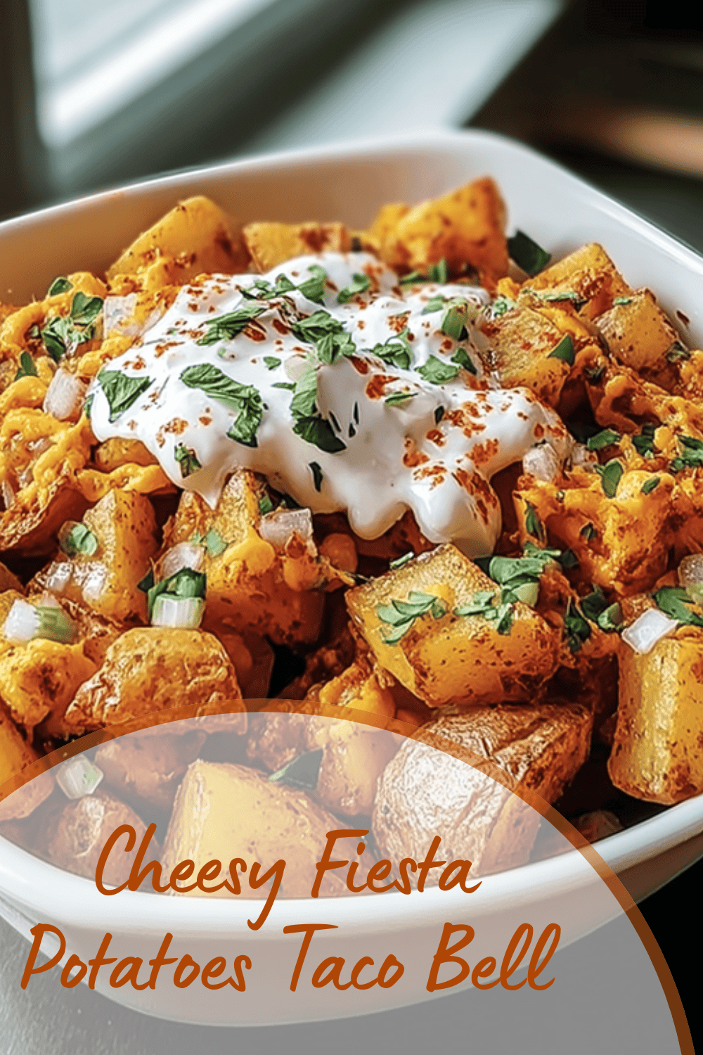 Cheesy Fiesta Potatoes Taco Bell Style With Bold Spices