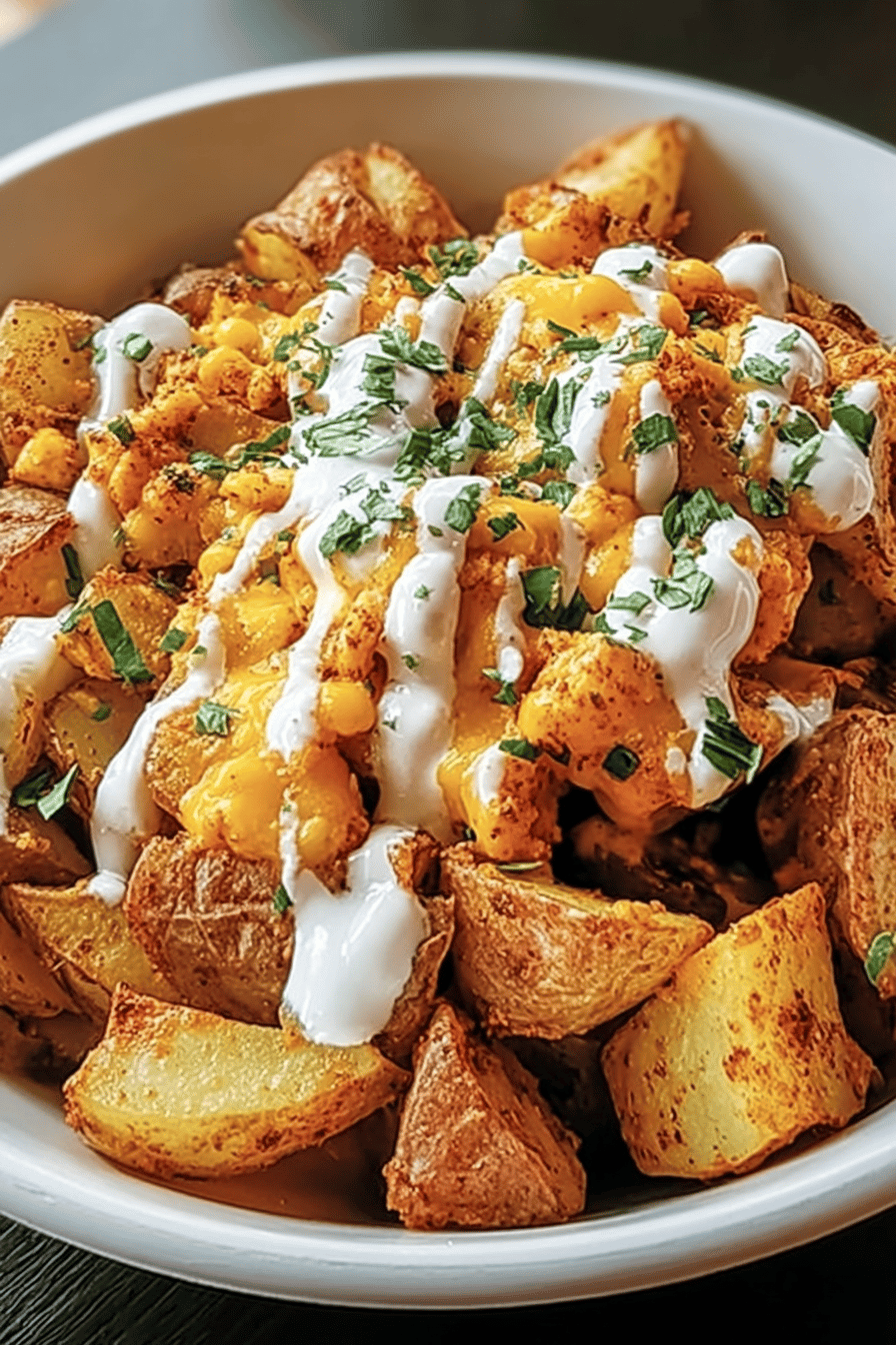 Cheesy Fiesta Potatoes Taco Bell Style With Bold Spices