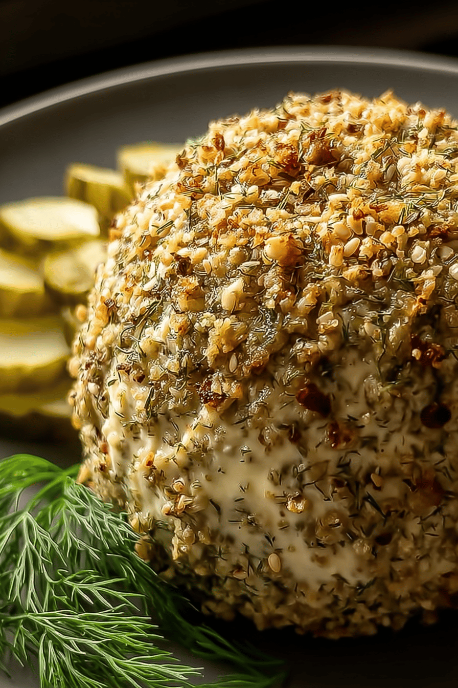 Dill Pickle Cheese Ball Recipe For Tasty Party Snacks