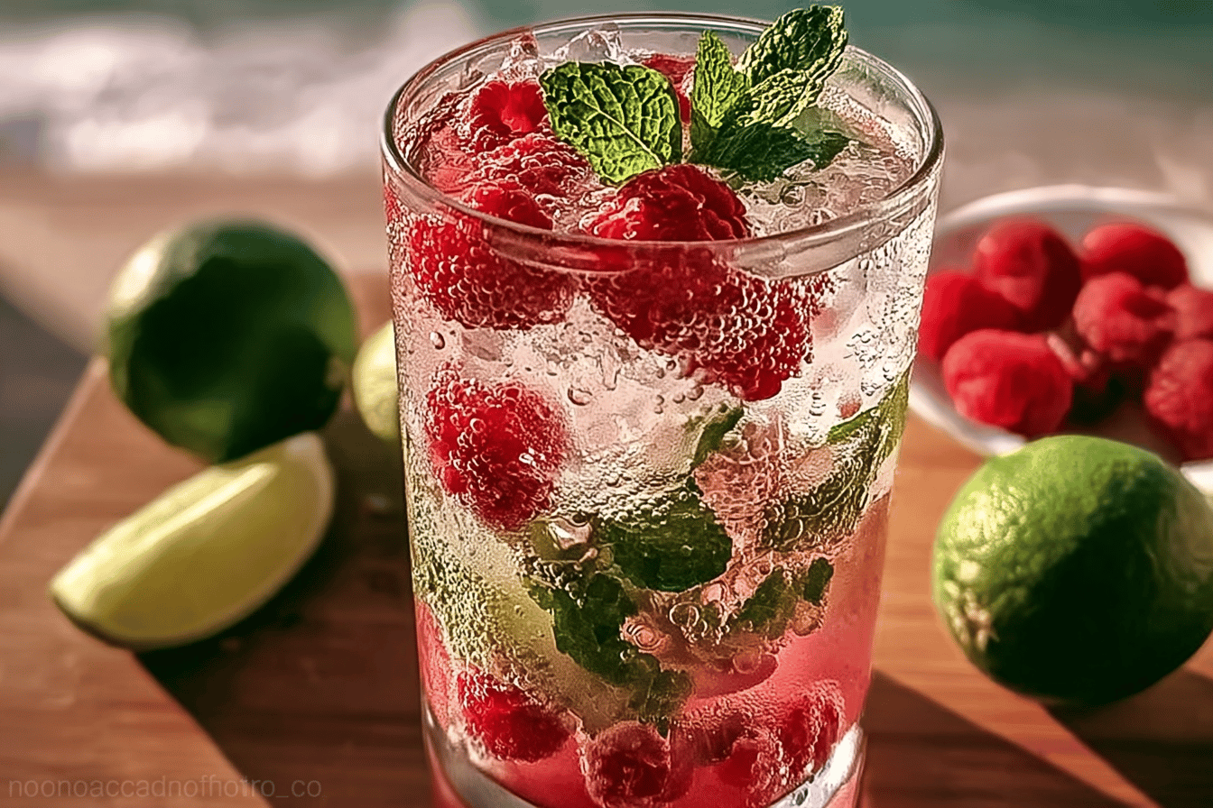 Titos Raspberry Coconut Mojito Recipe With Fresh Mint And Lime