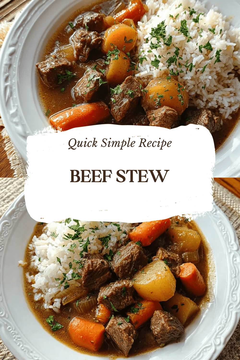 Beef Stew Recipe With Tender Meat And Rich Flavor