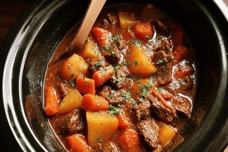 Beef Stew Recipe With Tender Meat And Rich Broth
