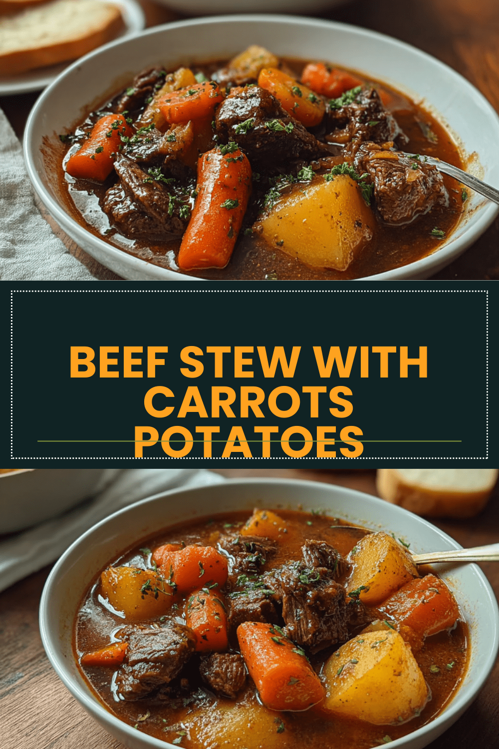 Beef Stew With Carrots Potatoes Recipe For Tender Meat