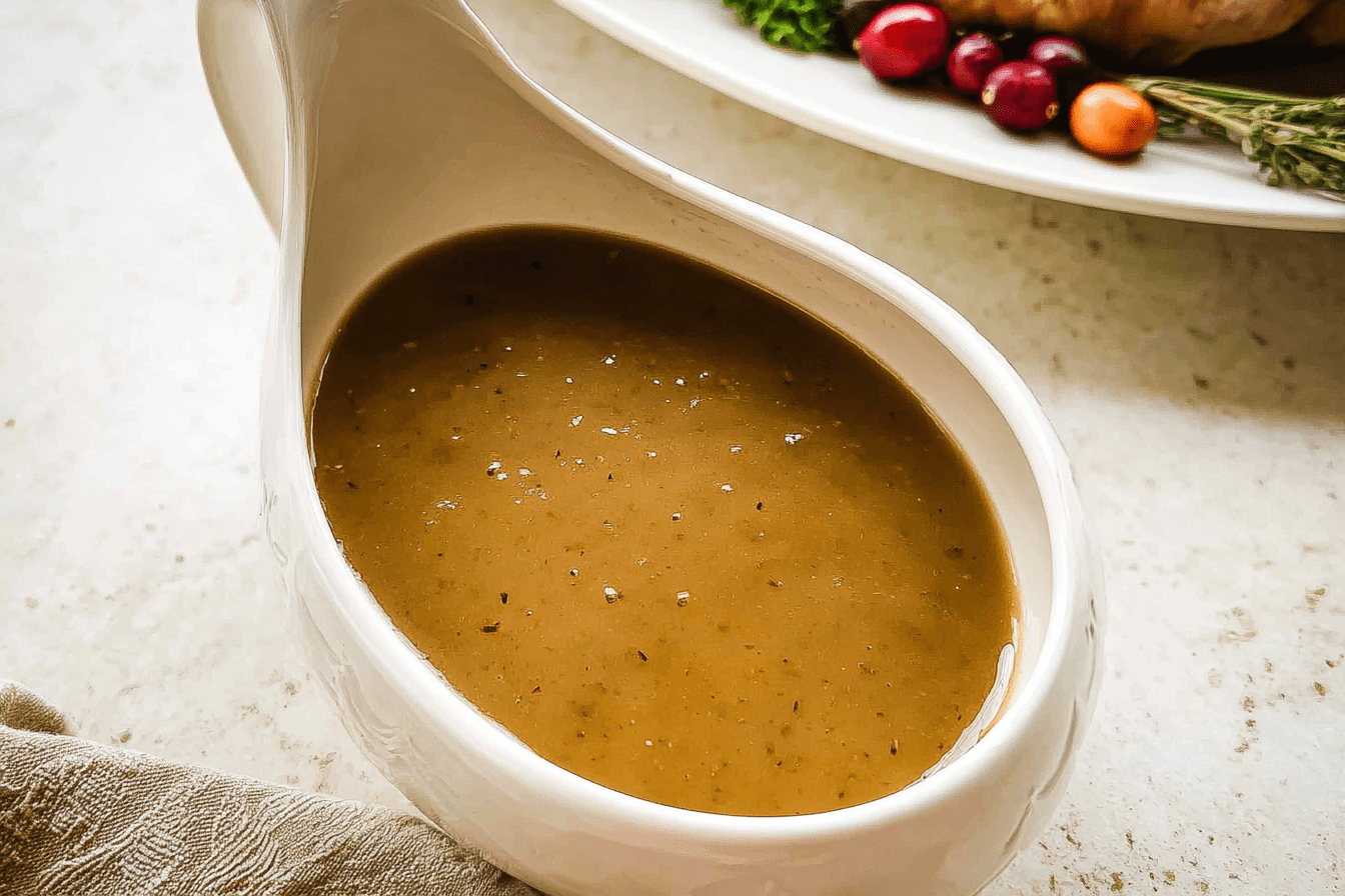 Giblet Gravy Recipe With Classic Savory Flavor Grandma's Way