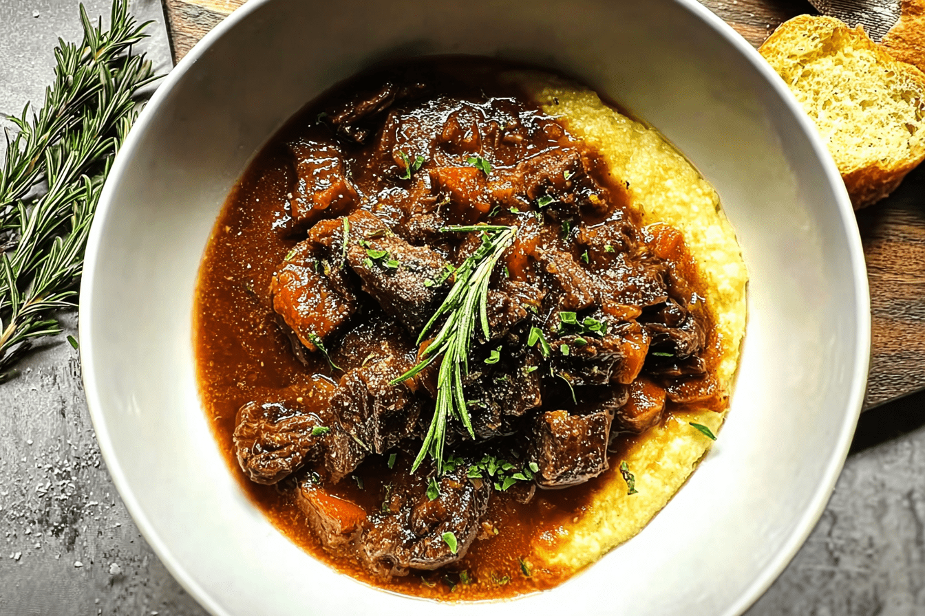 Tuscan Beef Stew Recipe With Rich Herbs And Vegetables