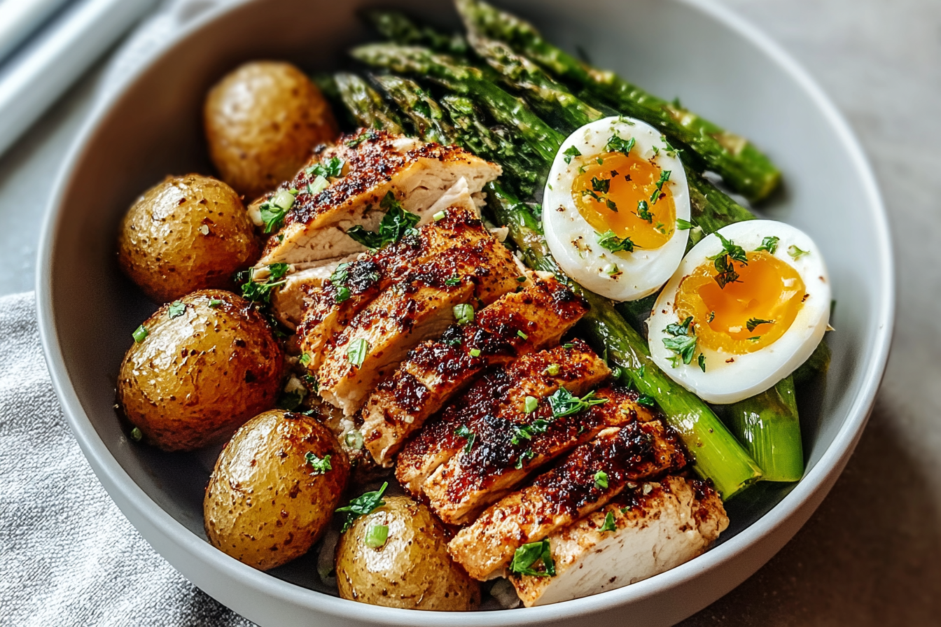 Protein Packed Chicken Bowl Recipe For A Quick Nutritious Meal