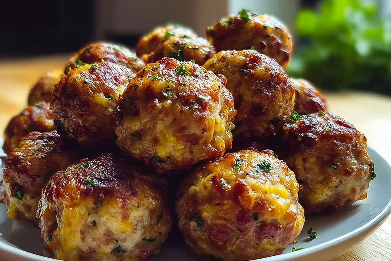 Rotel Sausage Balls With Cream Cheese And Chilies 30 Minute